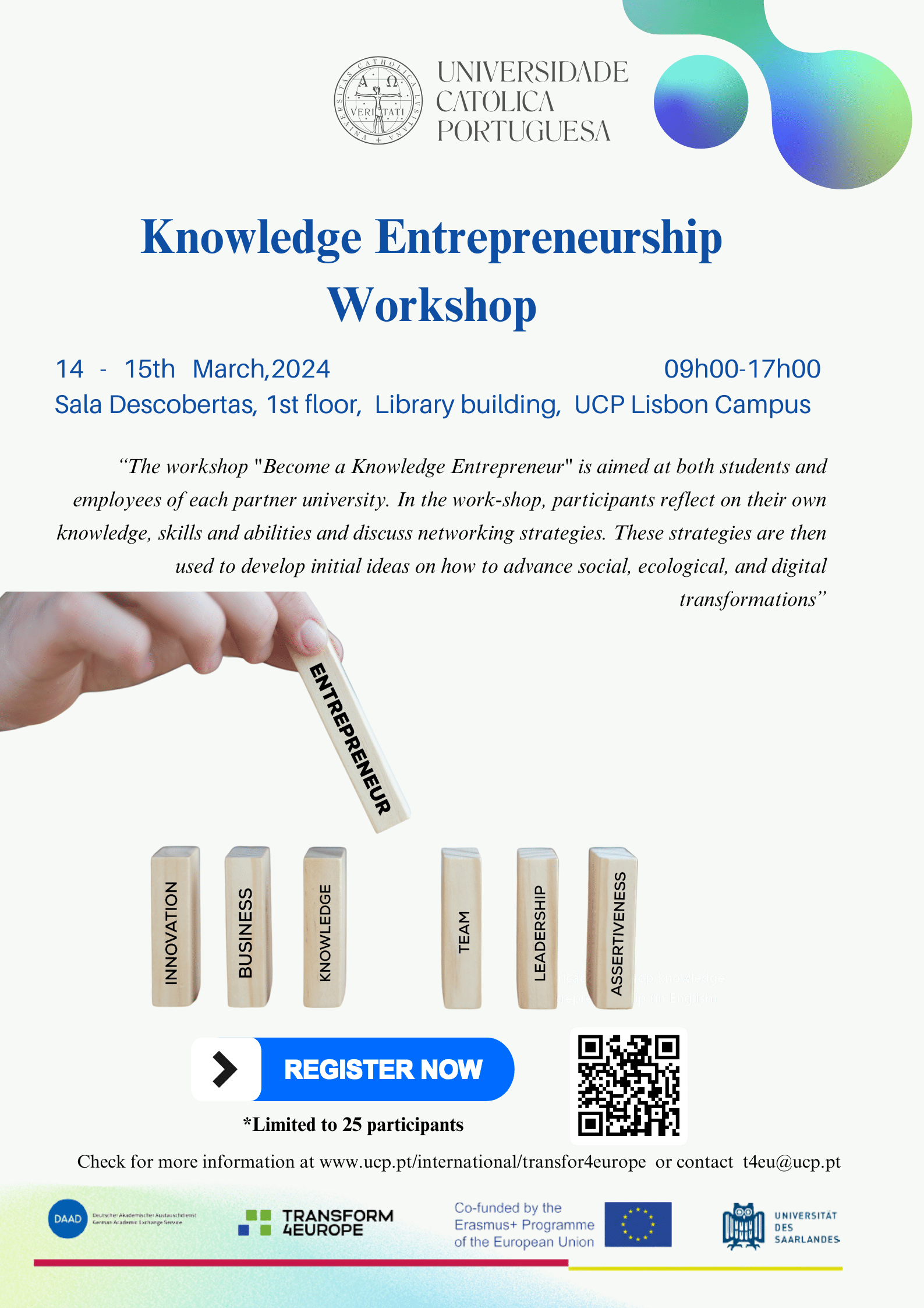 Knowledge Entrepreneurship Workshop | 2024 | CADOS-WEBSITE